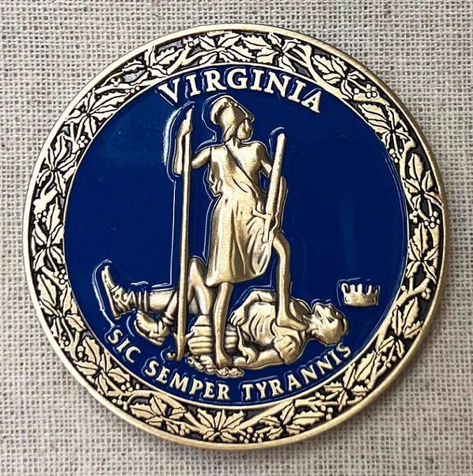 Coin featuring Virginia State Seal | The Virginia Shop