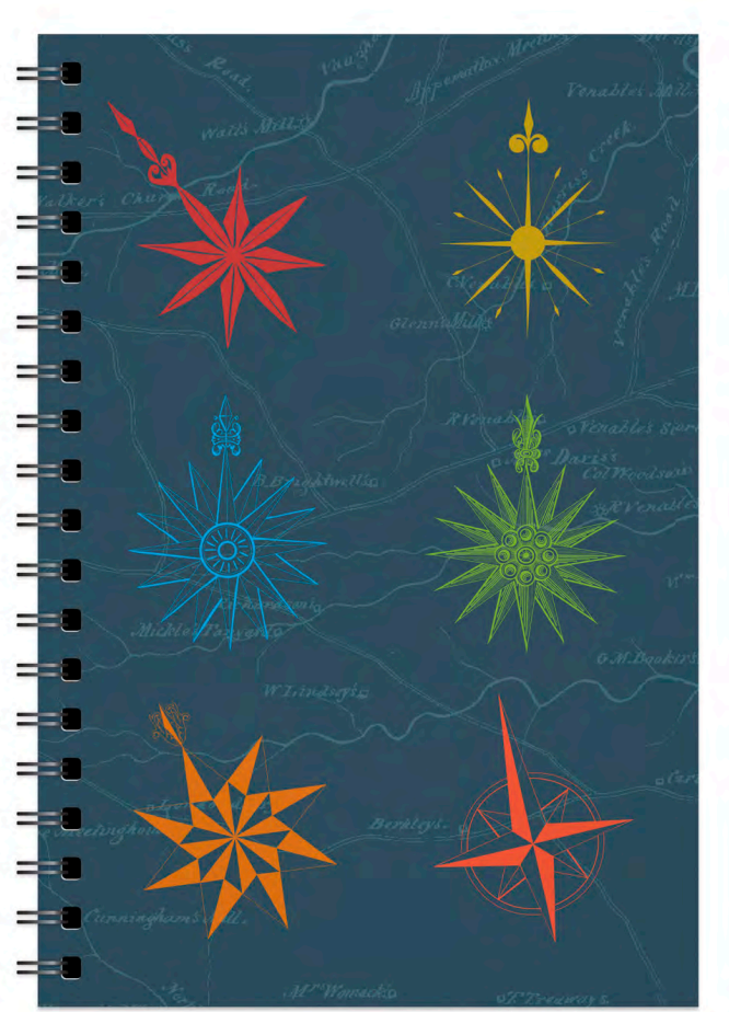 Compass Rose Notebook | The Virginia Shop
